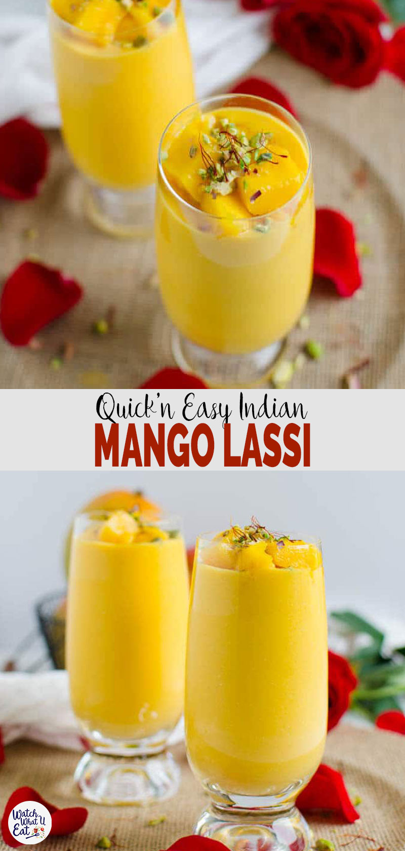Quick and Easy Recipe For Mango Lassi (Restaurant Style Mango Drink)