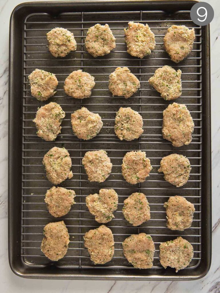 Homemade Crispy Ground Chicken Nuggets Recipe - Watch What U Eat