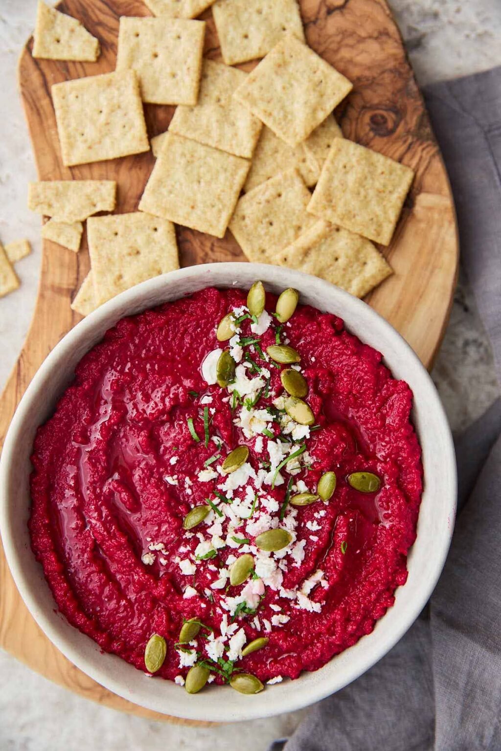 Bold & Beautiful Feta Beetroot Dip Recipe - Watch What U Eat